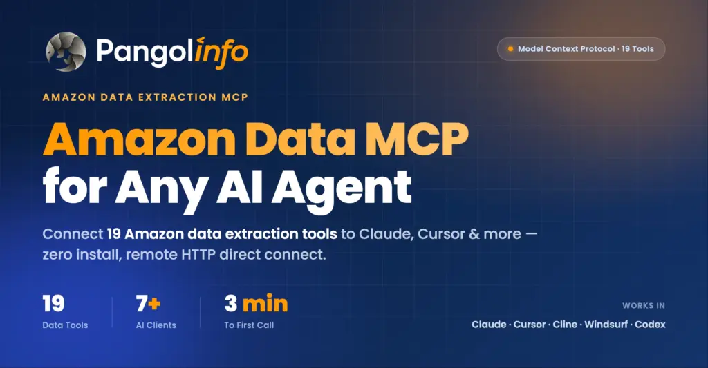 Amazon Data MCP — Data Extraction for Any AI Agent | Pangolinfo ...
